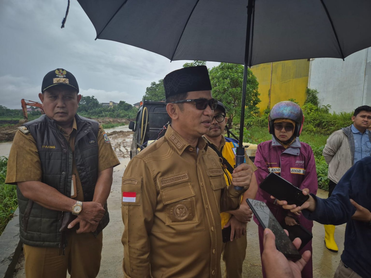 Volume Banjir Berkurang, Proyek Pembangunan Bendali DAS Ampal Efektif ...